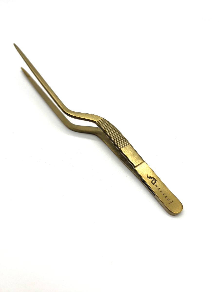 Masaru Fine Tip Tweezer (Solar Gold) – Masaru Knives Malaysia